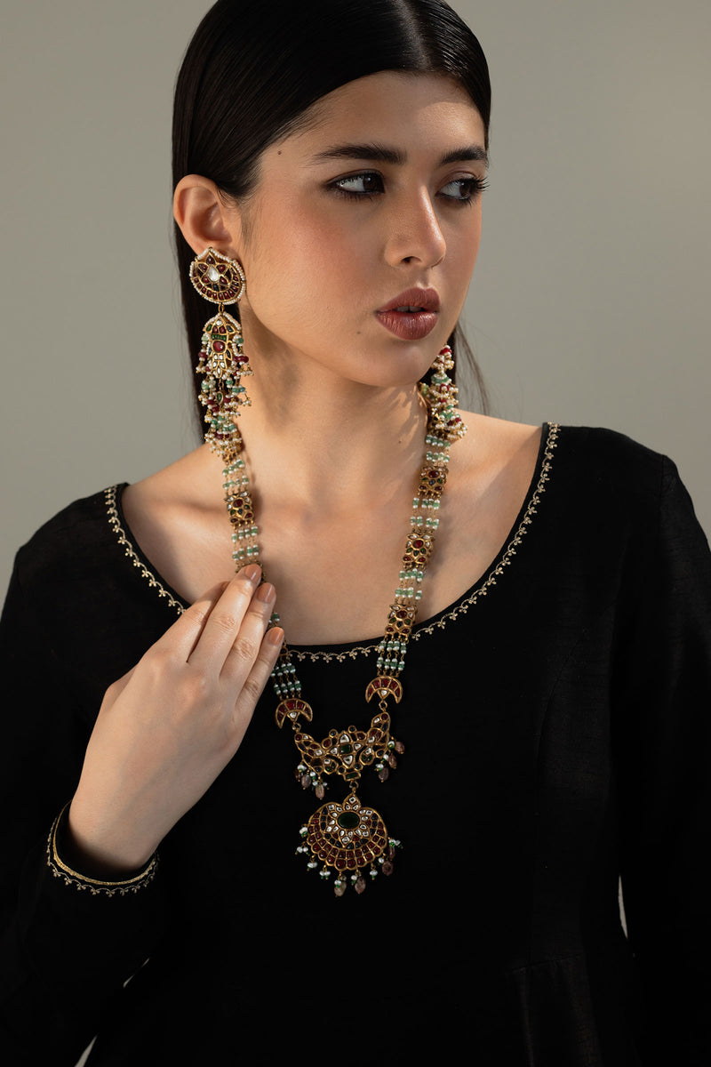 Gold plated Floral Mala– Zara ShahJahan Intl.
